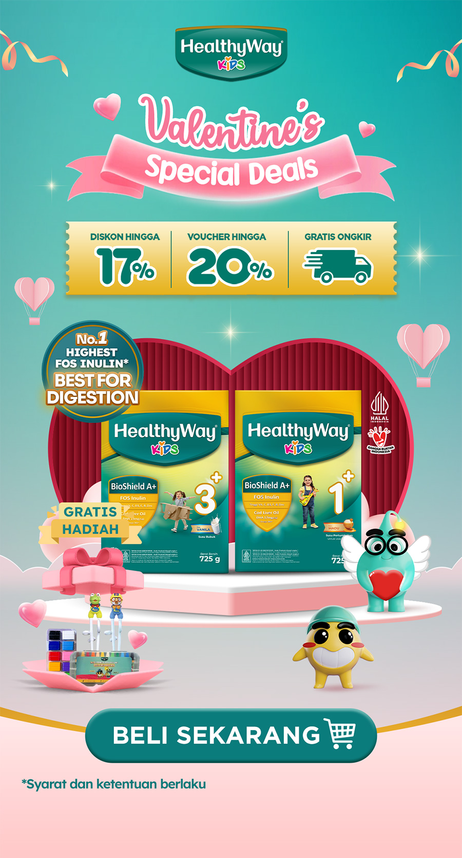 HealthyWay KIDS 1+ Madu
